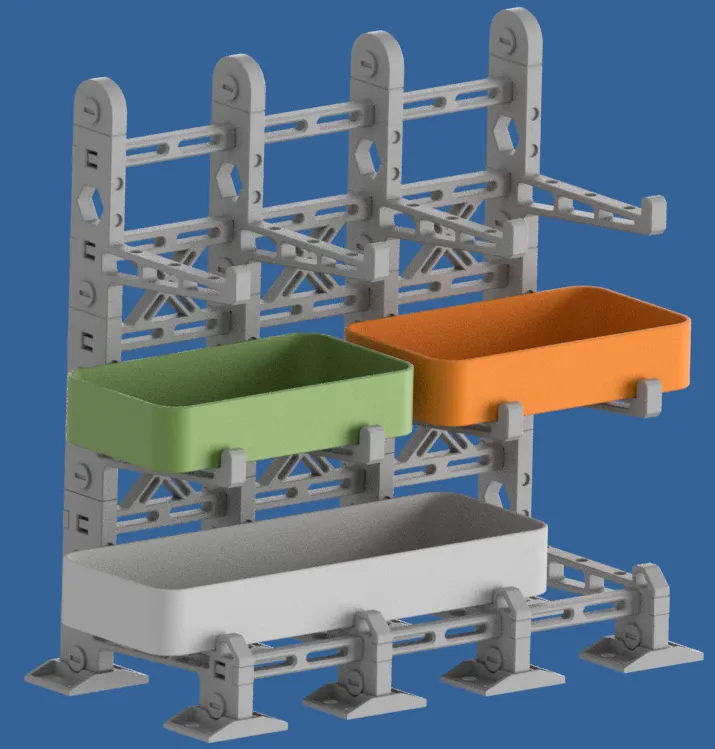 Modular Organising Assembly by Ian L | Download free STL model ...