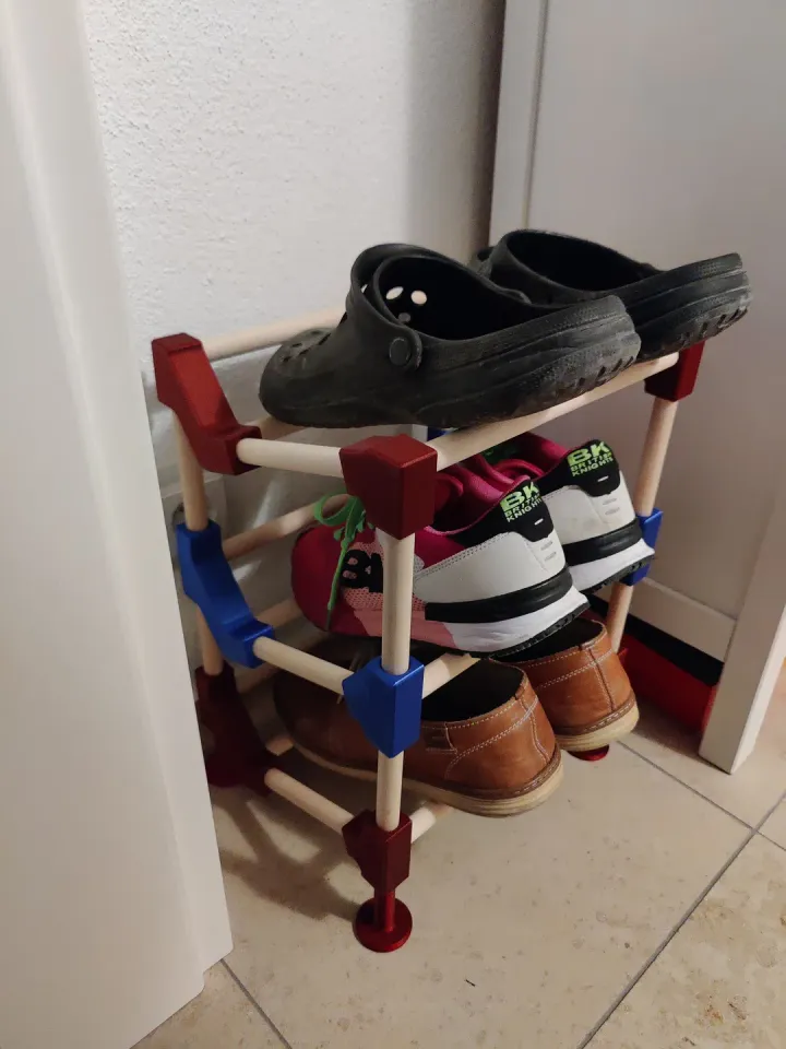 Self printed feet for Shoe Rack by Lukas | Download free STL model ...