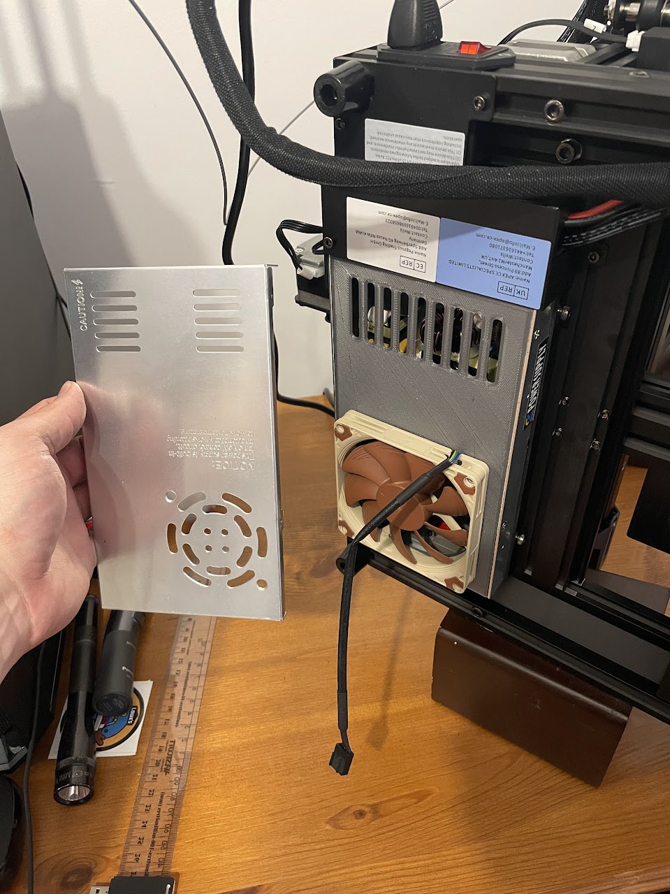 Anycubic Kobra Go 92mm fan PSU cover by Jacques Faucher | Download free ...