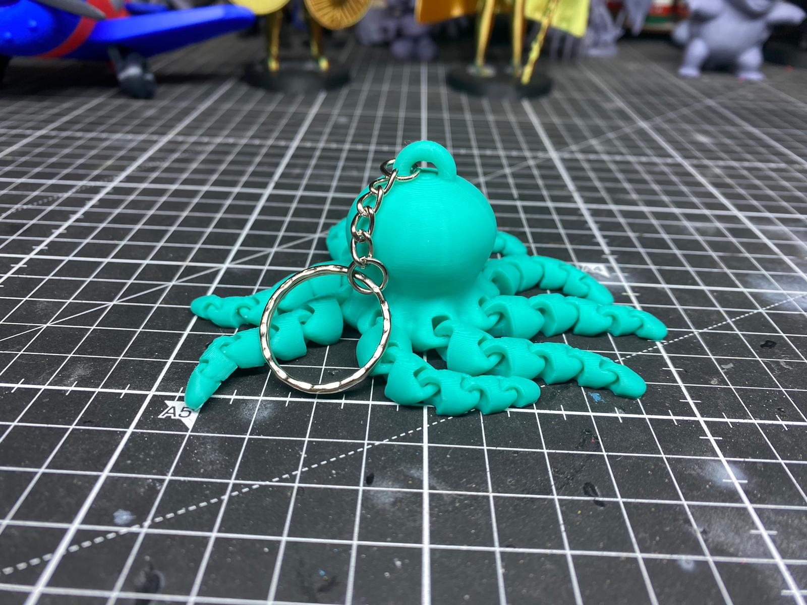 Octopus Remix Keychain by Nazukao | Download free STL model ...