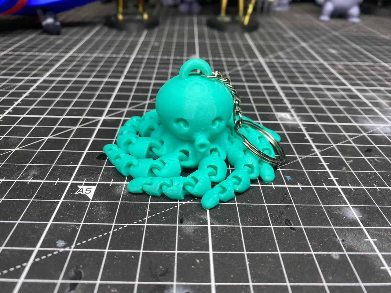 Octopus Remix Keychain by Eon3d_ | Download free STL model | Printables.com