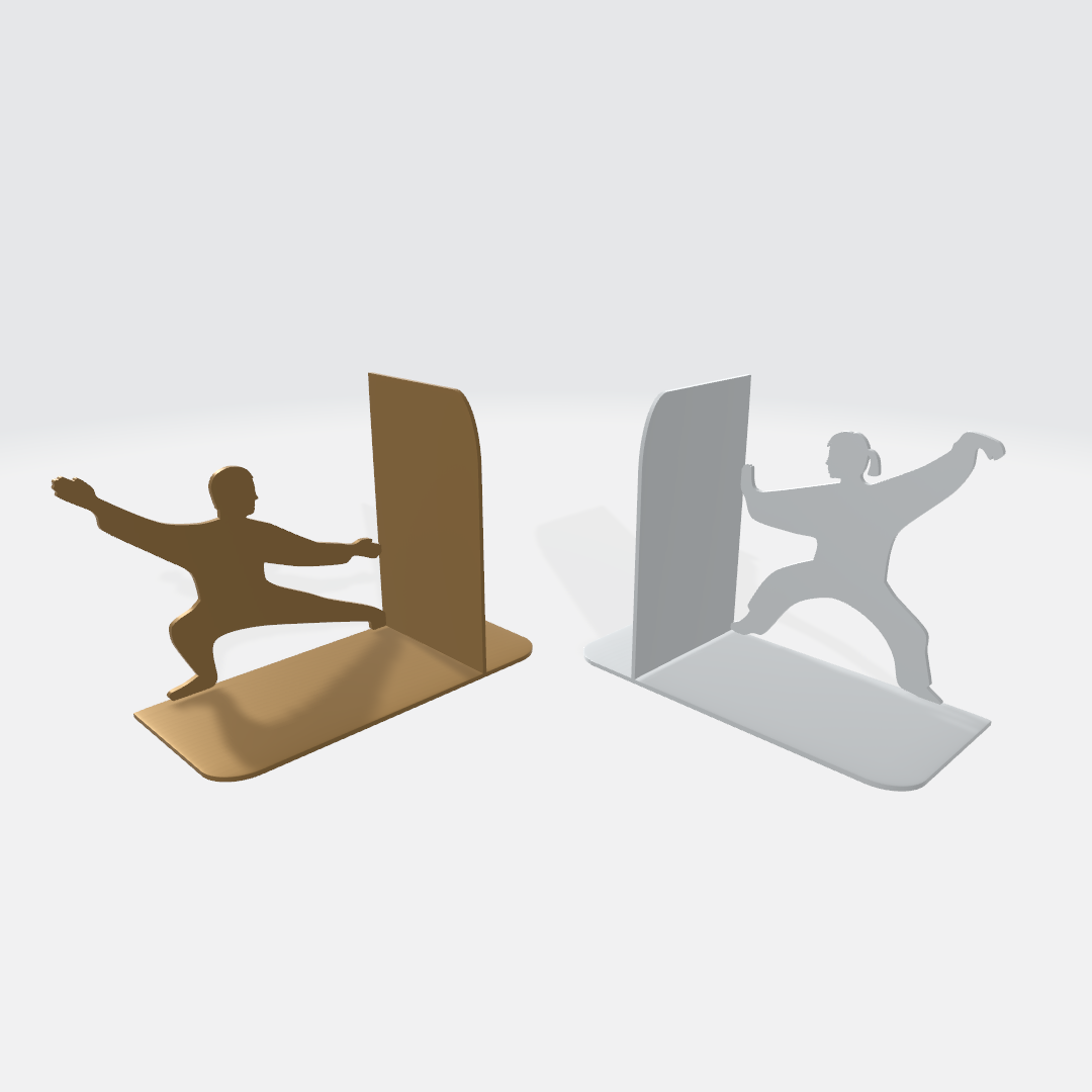 Tai-Chi bookend by Raffaello | Download free STL model | Printables.com