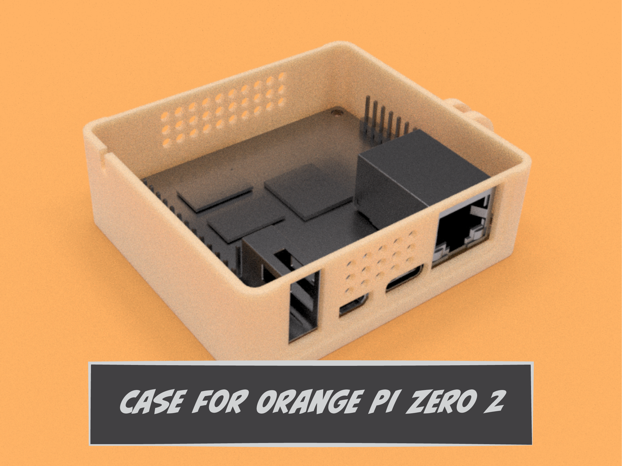 Orange Pi Zero 2 Case with GoPro Mount by imakething | Download free ...