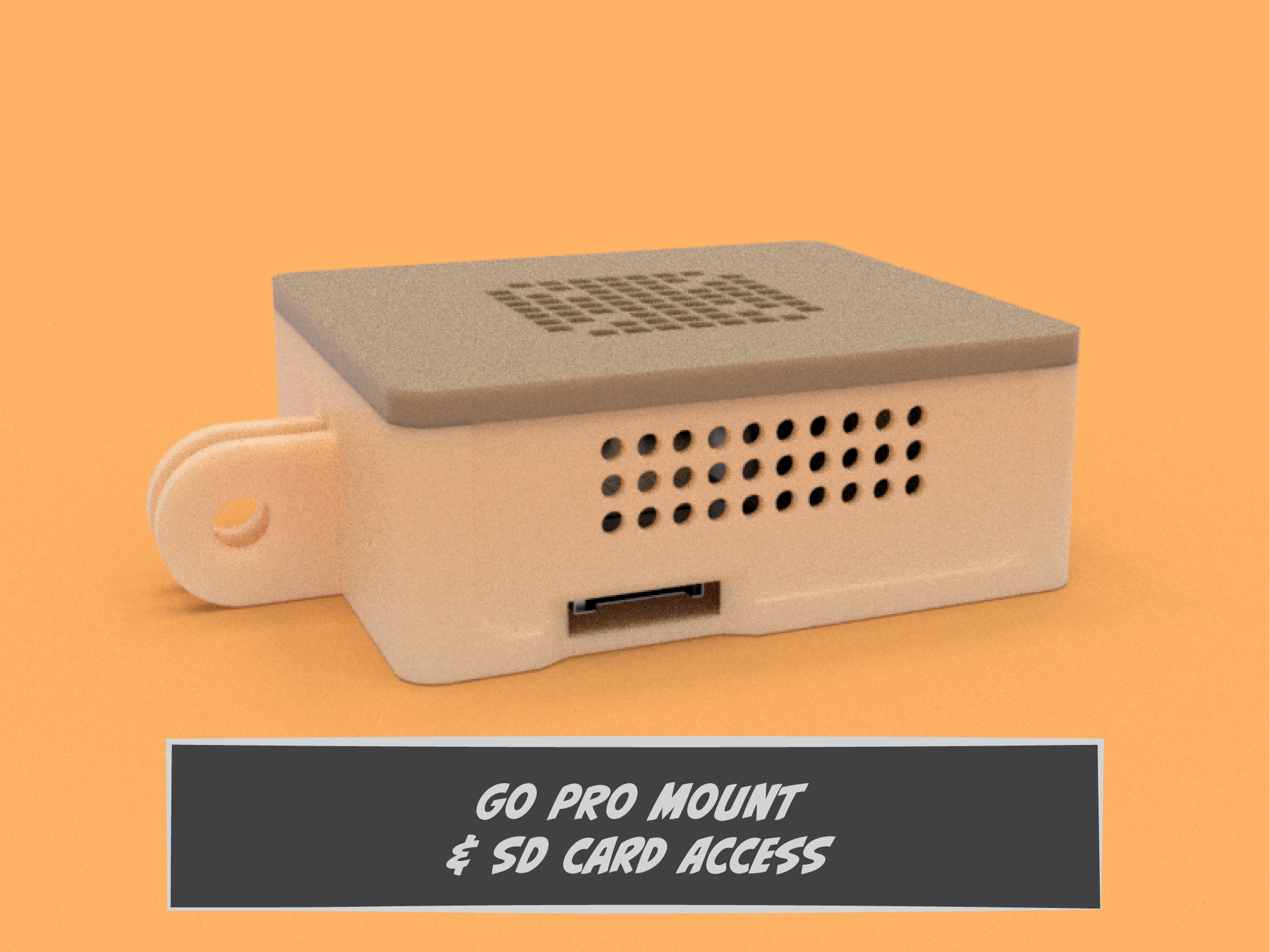 Orange Pi Zero 2 Case with GoPro Mount by imakething | Download free ...