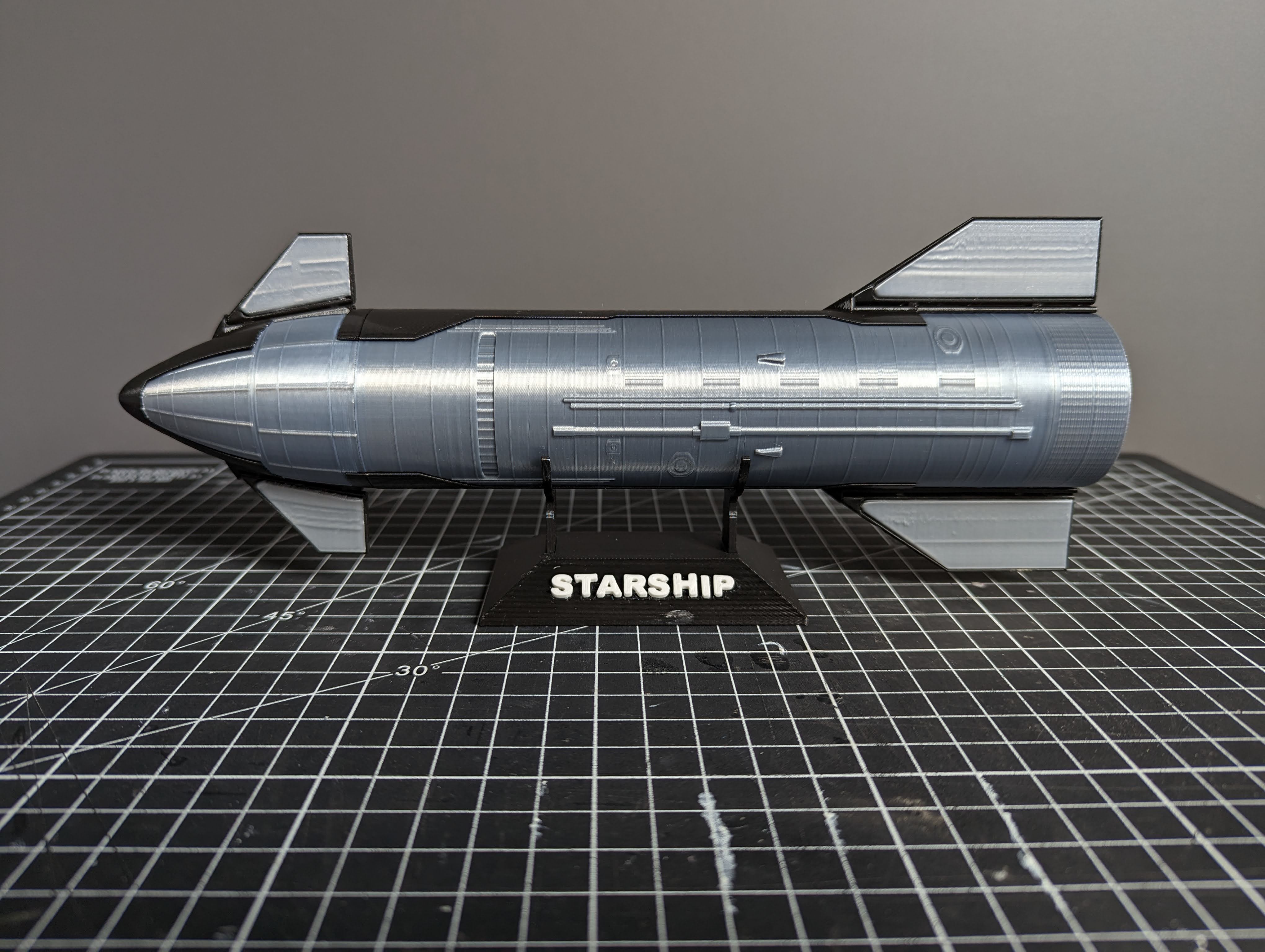 HORIZONTAL STAND FOR STARSHIP S24/B7 por Kmobrain | Descargar modelo ...
