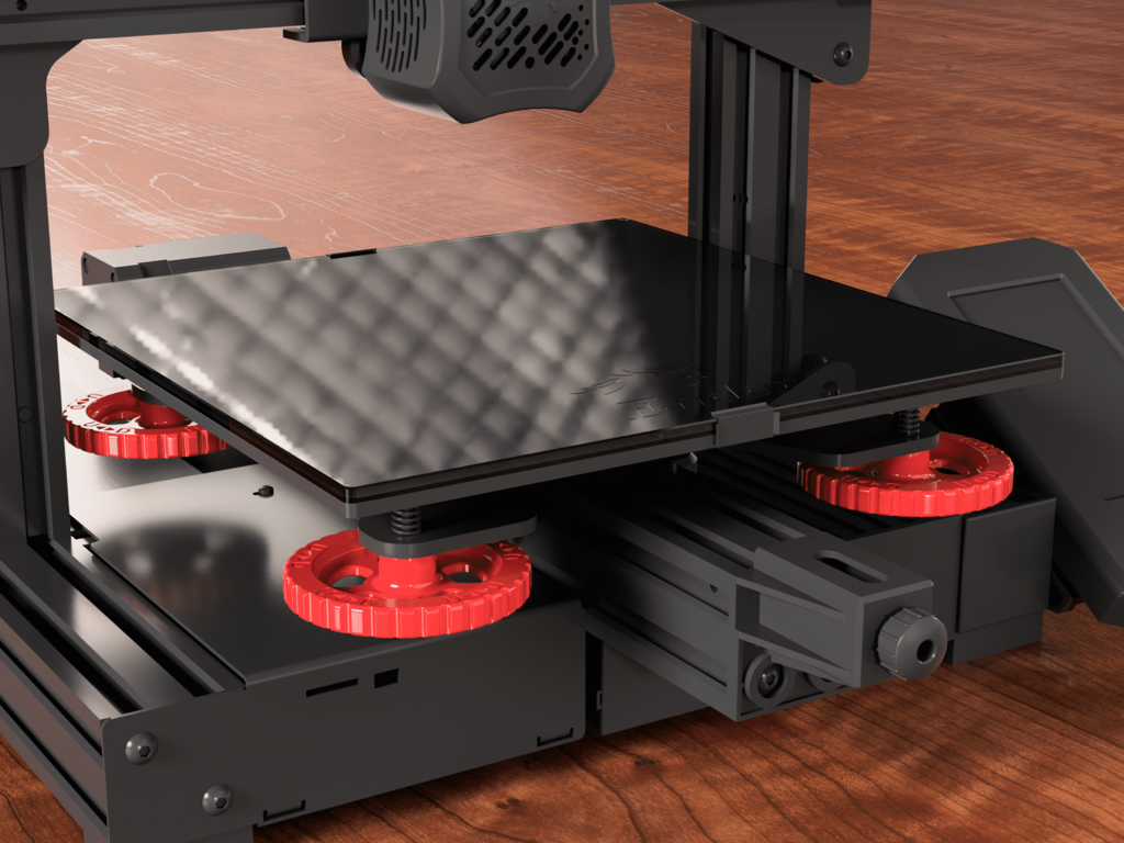 Bed leveling knob by dantech | Download free STL model | Printables.com