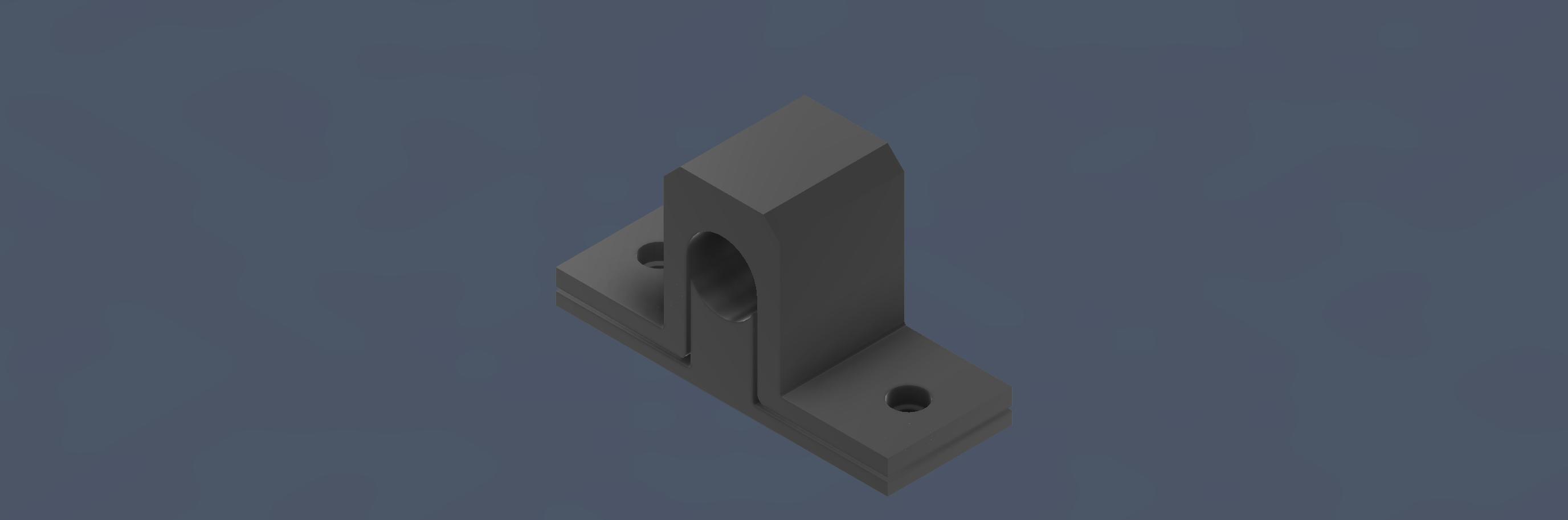 Custom clamp for installation cable by 3D.Nystad | Download free STL ...