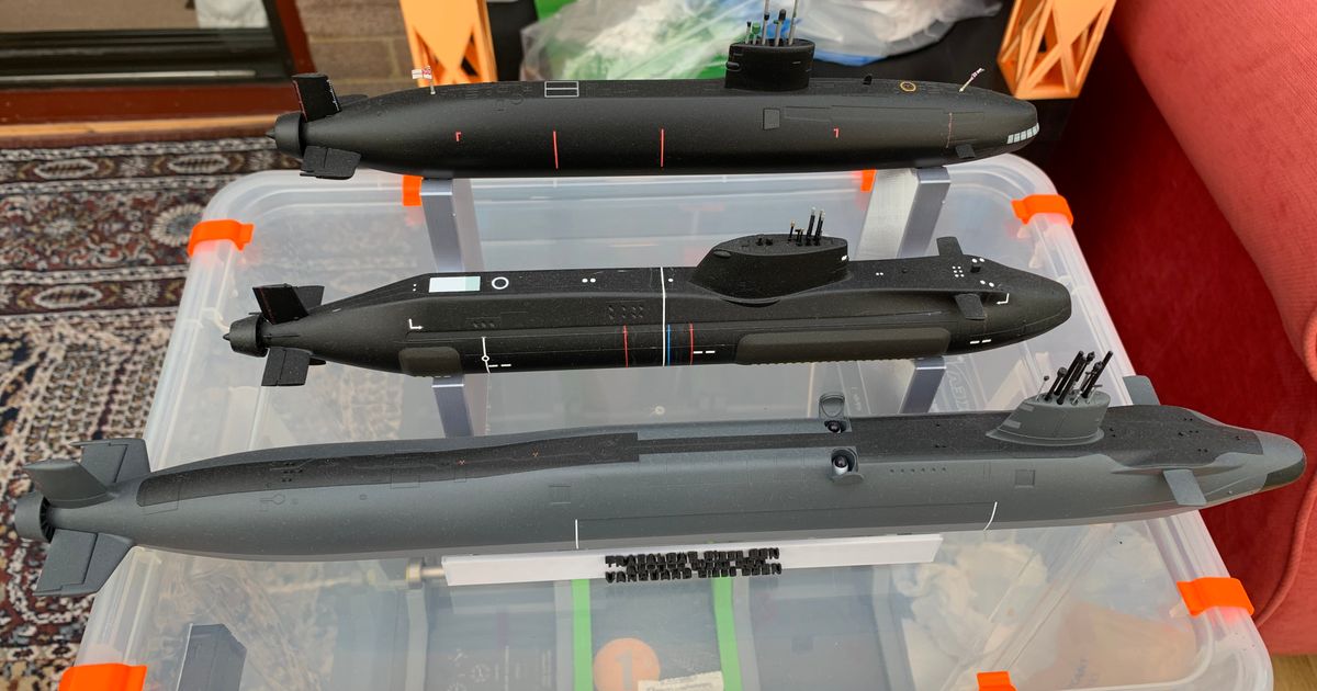 3 Tier Model Submarine Stand by David C | Download free STL model ...