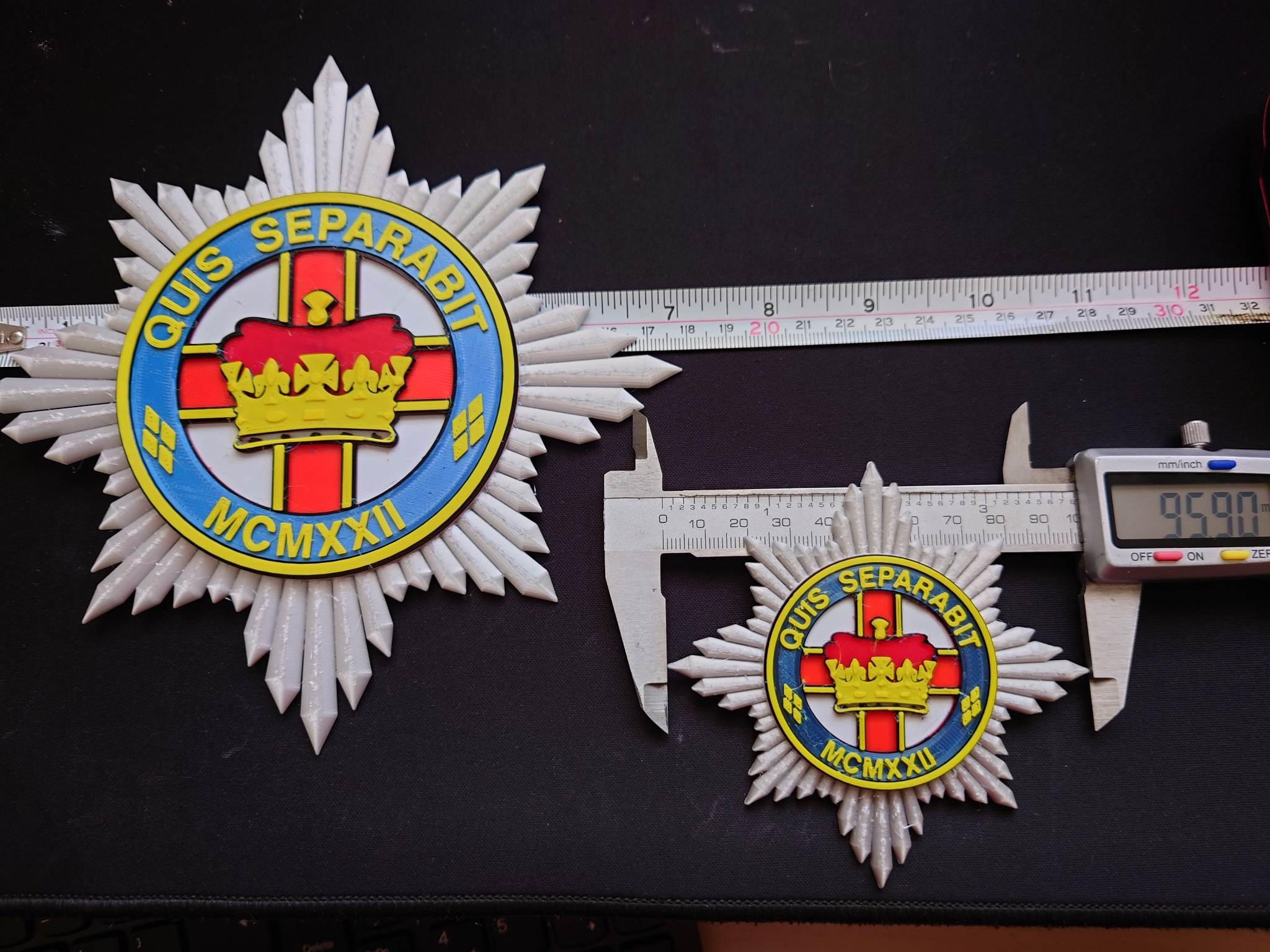 4th/7th RDG cap badge by David Gillespie | Download free STL model ...