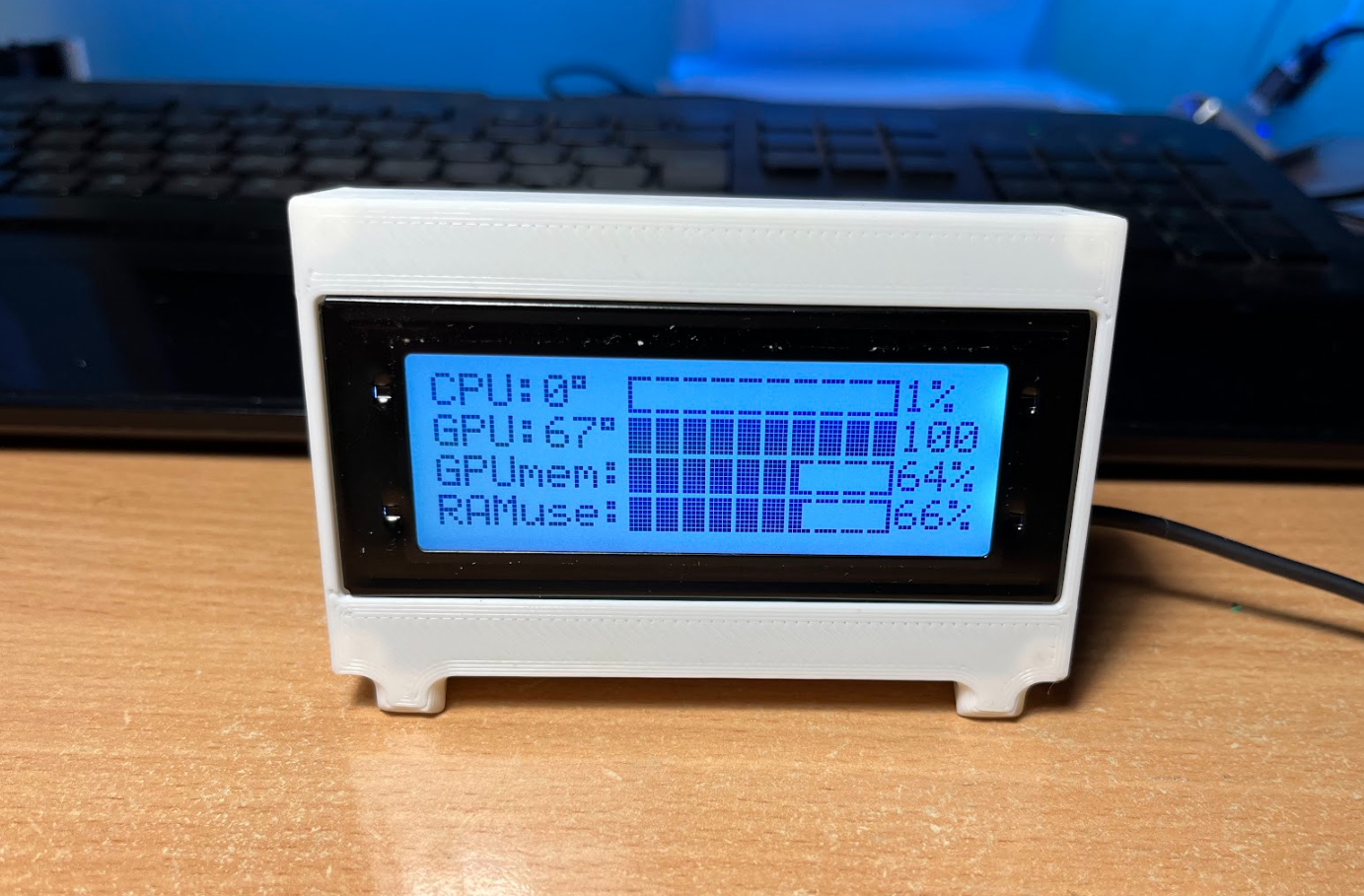 PC Hardware Monitoring Screen Case by Alexeyvik | Download free STL ...