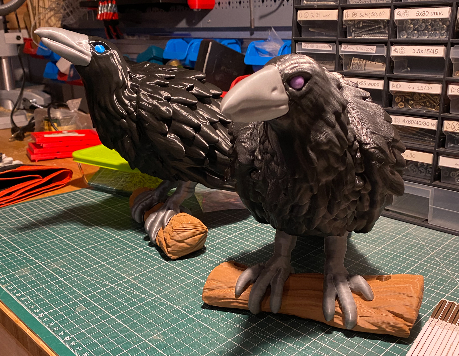 Viking Ravens (playground decor) by gloda | Download free STL model ...