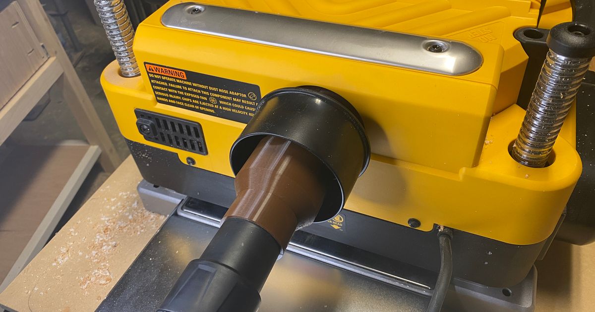 Dewalt Planer Vacuum Hose Adapter by Pending Progress | Download free ...
