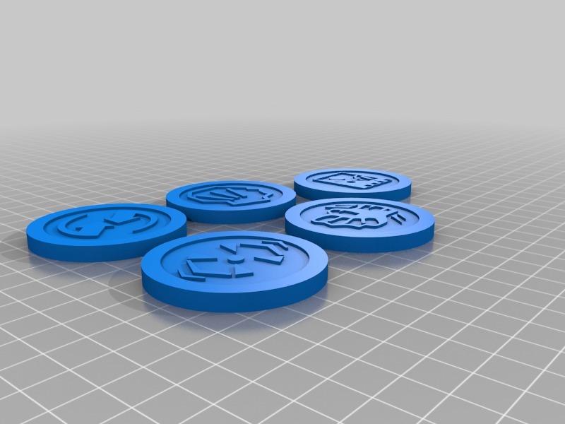 Legendary: Marvel tokens by erik-uy | Download free STL model ...