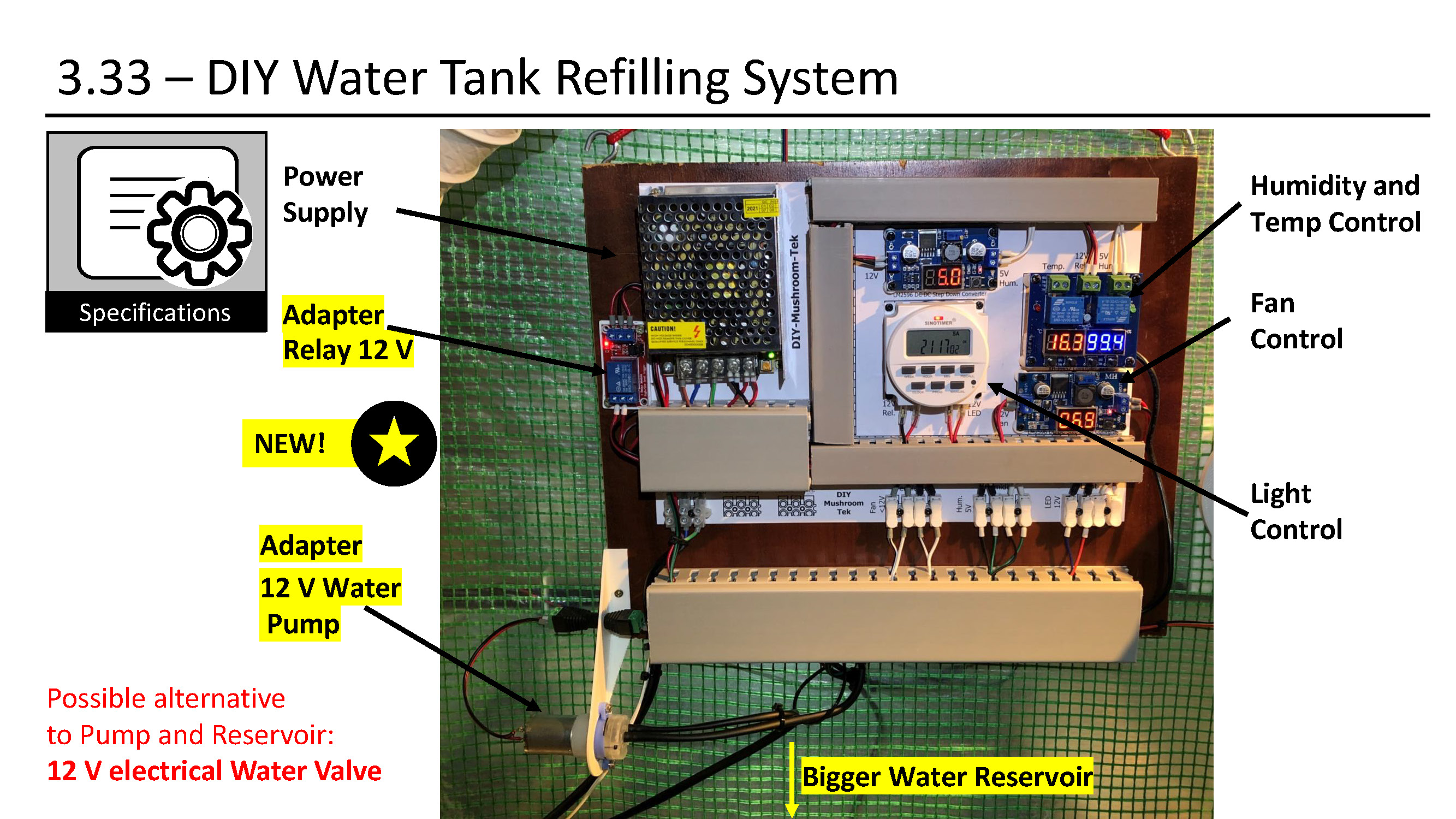3.3.3 - DIY Humidifier Water Refill System by DIY.Mushroom.Tek ...