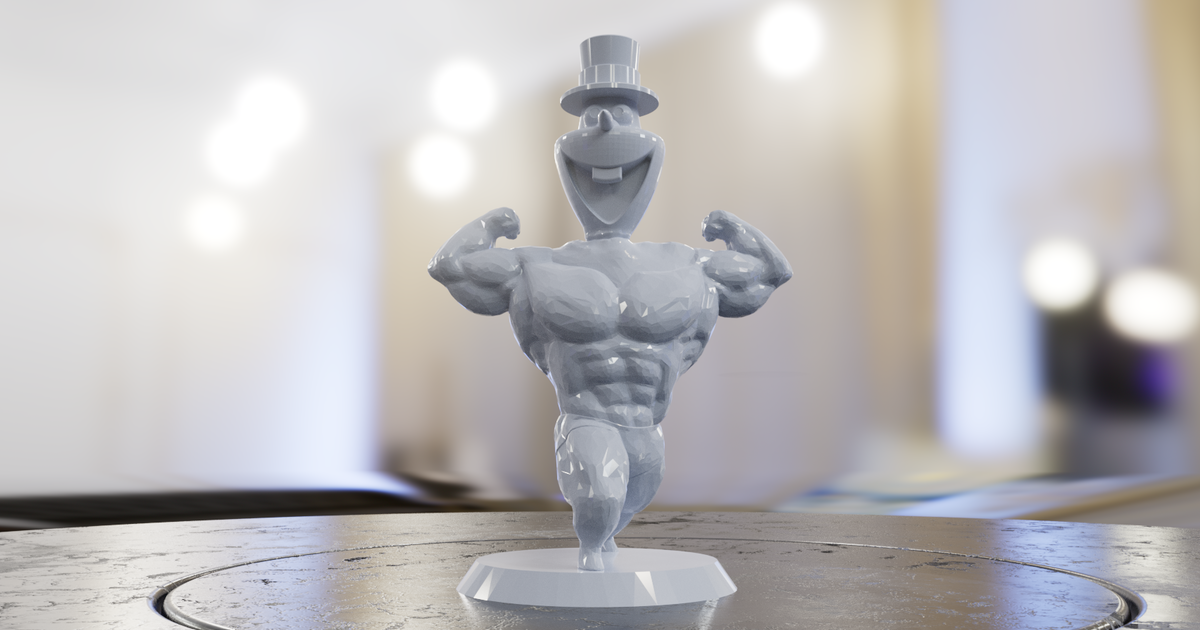 Buff Olaf por Whackamoley109 | Descargar modelo STL gratuito ...