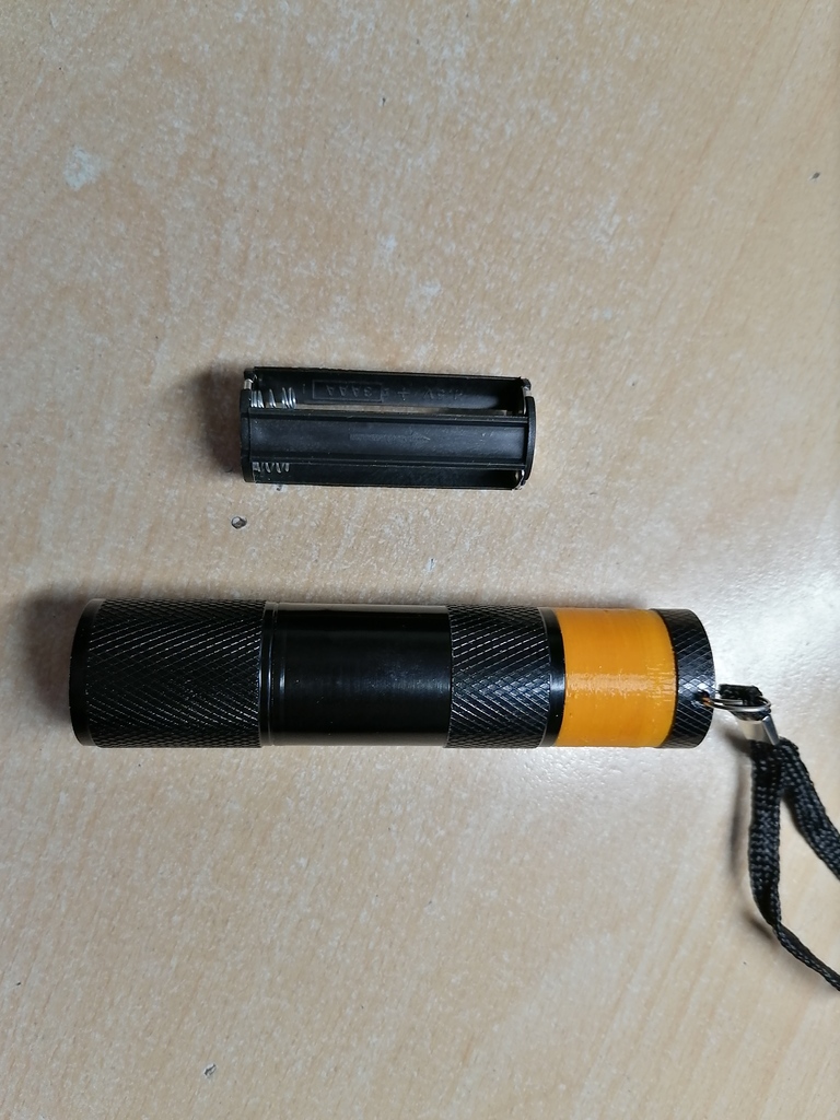 18500/3xAAA to 18650 flashlight/torch adapter by Tyler Durden ...