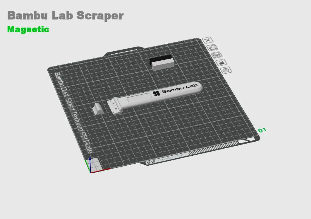 Bambu Lab Scraper - Double Sided Logo by STORM DESIGN | Download free ...