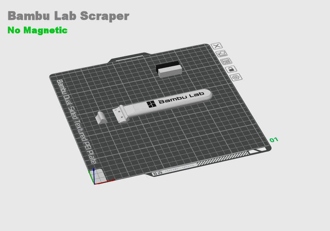 Bambu Lab Scraper - Double Sided Logo by Damian | Download free STL ...