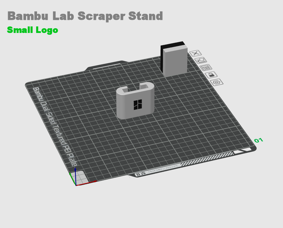 Bambu Lab Scraper - Double Sided Logo by STORM DESIGN | Download free ...