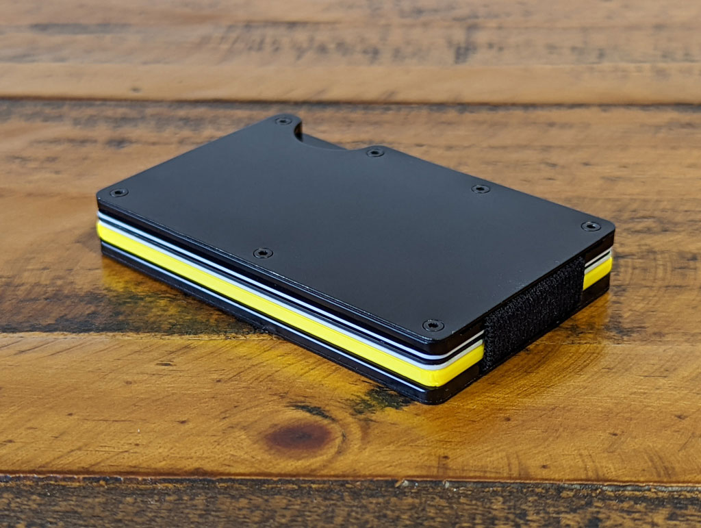 Easy-insert card wallet tray for ridge wallet, holder for keys, cash ...