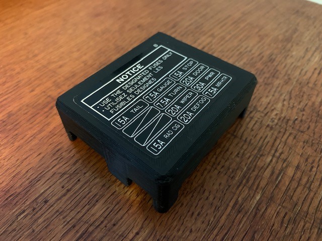 Toyota MR2 (SW20) Extended Kick Panel Fuse Cover by Fulcrum Design ...