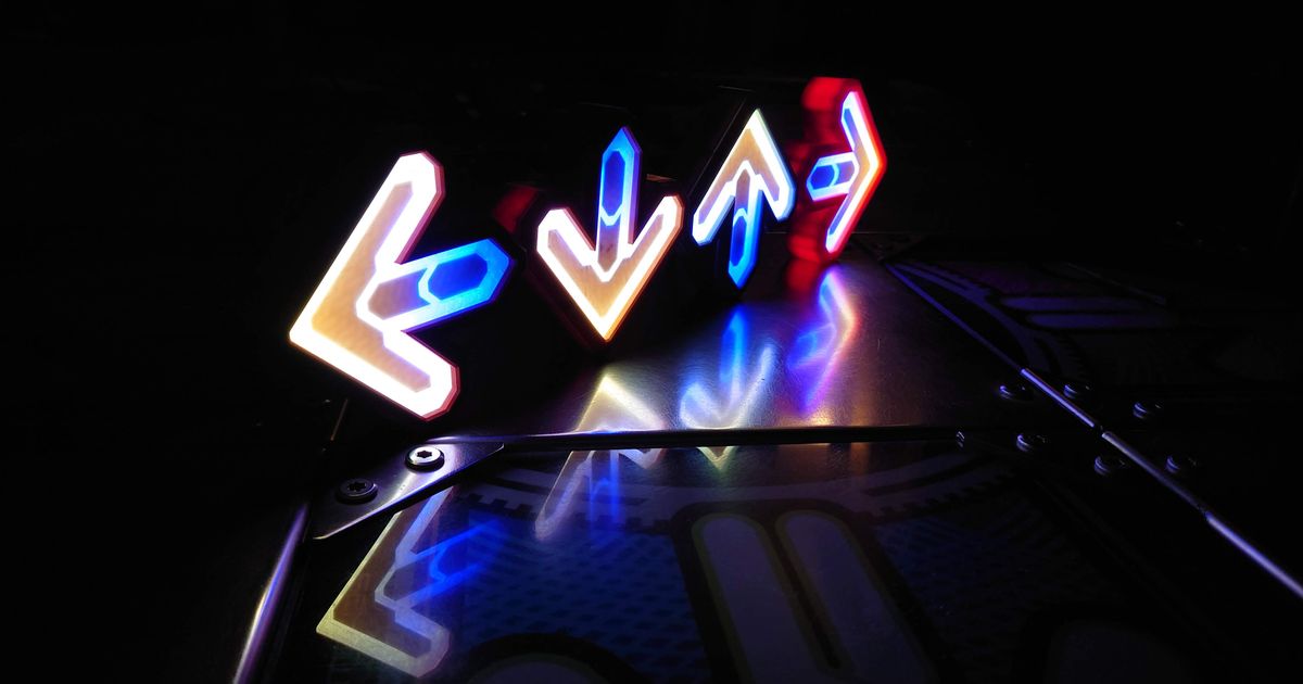 LED DDR Arrow by DogeDaDoggo | Download free STL model | Printables.com