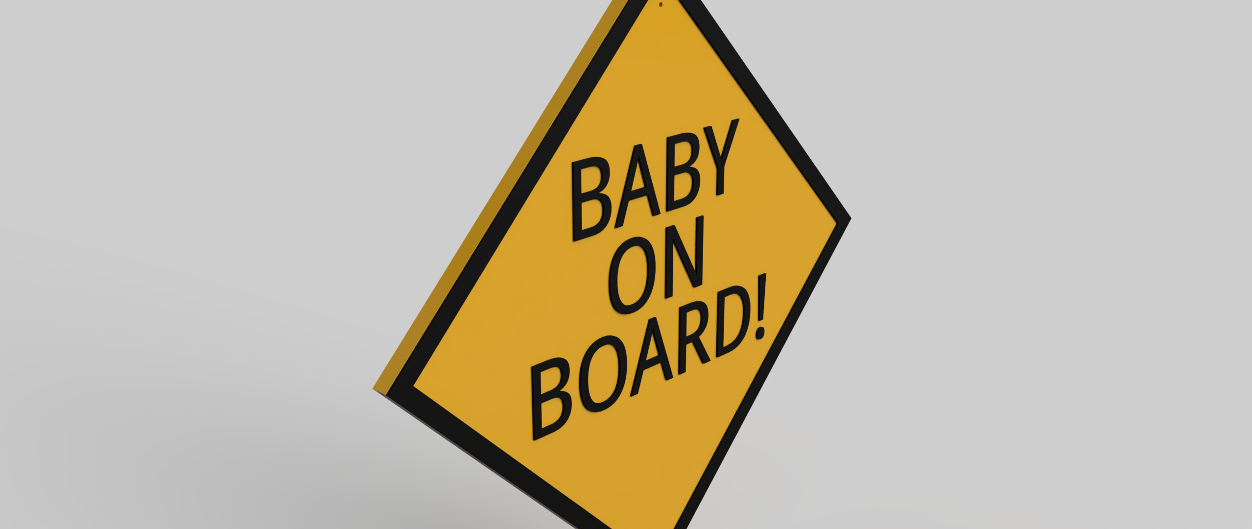 Baby on Board Sign by Brokas | Download free STL model | Printables.com