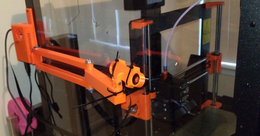 The Reacharound (TM) camera arm product for Original Prusa Enclosure by ...