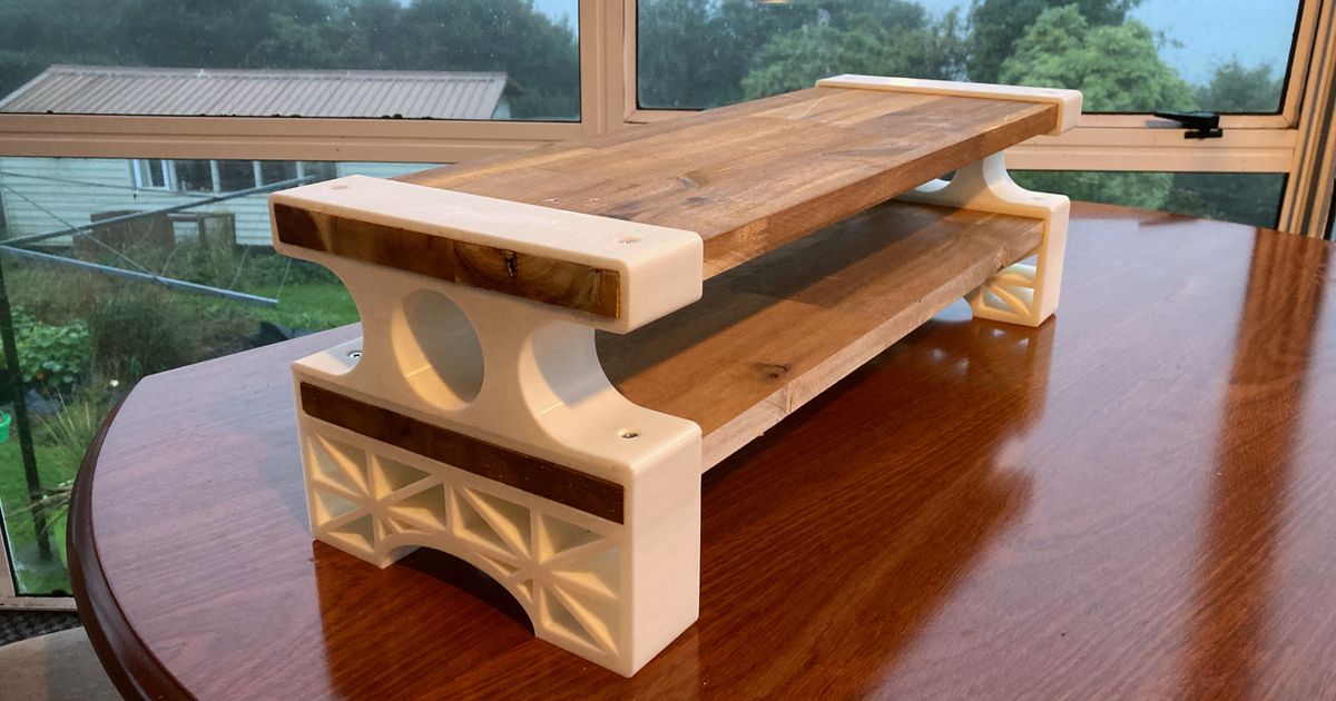 Computer Monitor Stand by Ecoleica | Download free STL model ...