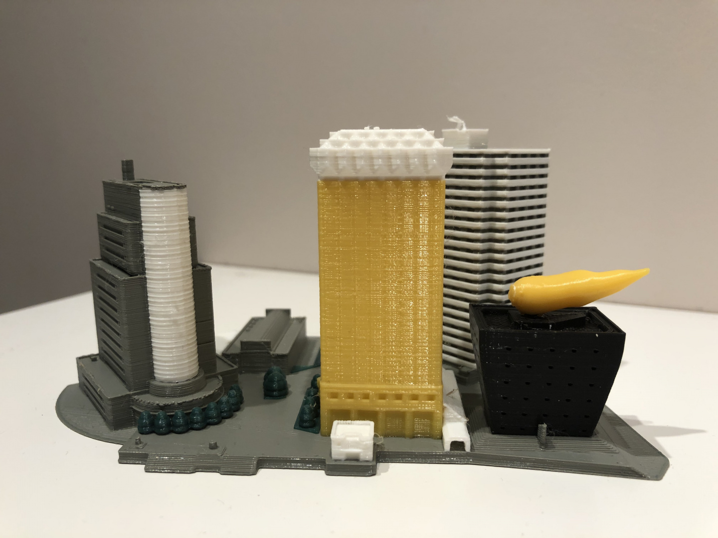 Asahi Beer Hall - Tokyo , Japan by MiniWorld3D | Download free STL ...