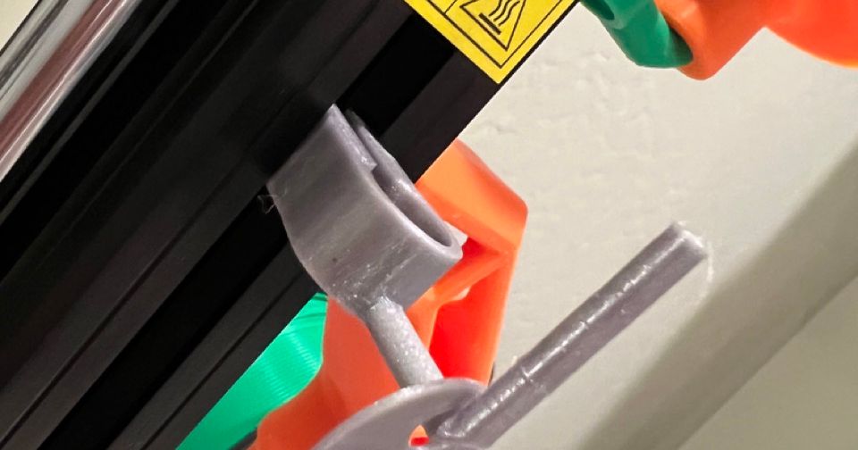 Prusa MINI holder for Grandma's Favorite Filament Clips w/ Holes by ...