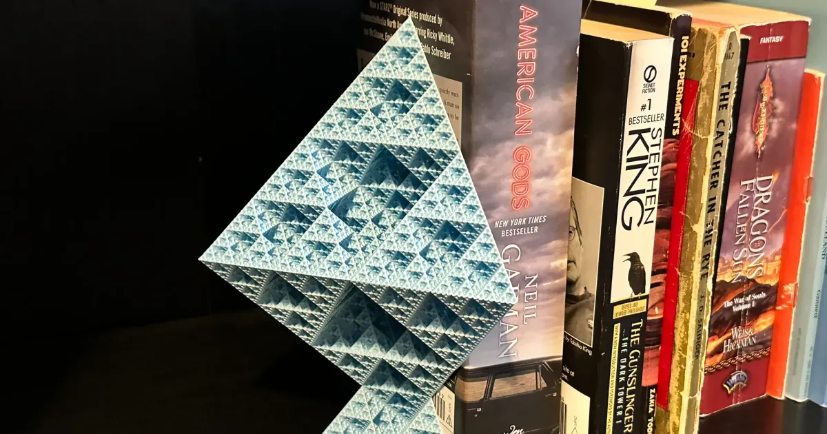 Octahedroflake: Bookend Edition (vase-mode print) by Nat | Download ...