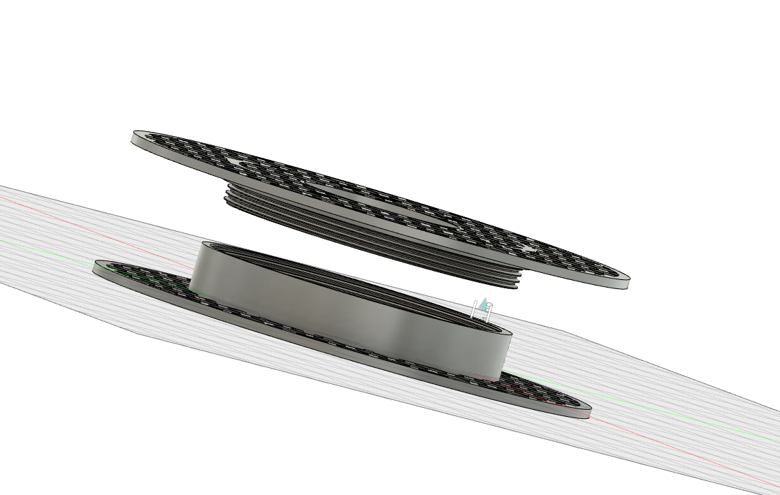 Filament Spool (Adjustable Width) by Shawn | Download free STL model ...