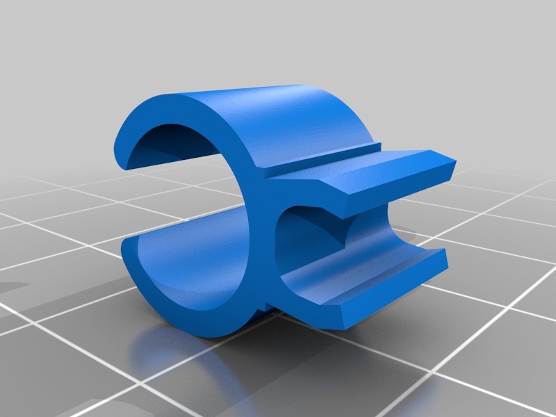 Cable Clip for 2020 Extrusion Profile by John Doe | Download free STL ...