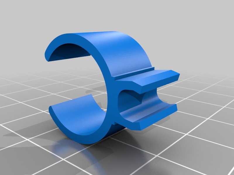 Cable Clip for 2020 Extrusion Profile by John Doe | Download free STL ...