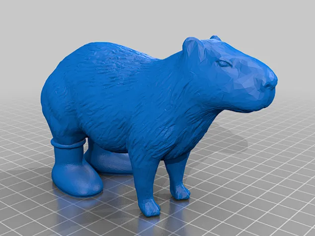 Articulated Perry the platypus 0.6mm by EmmGee | Download free STL ...