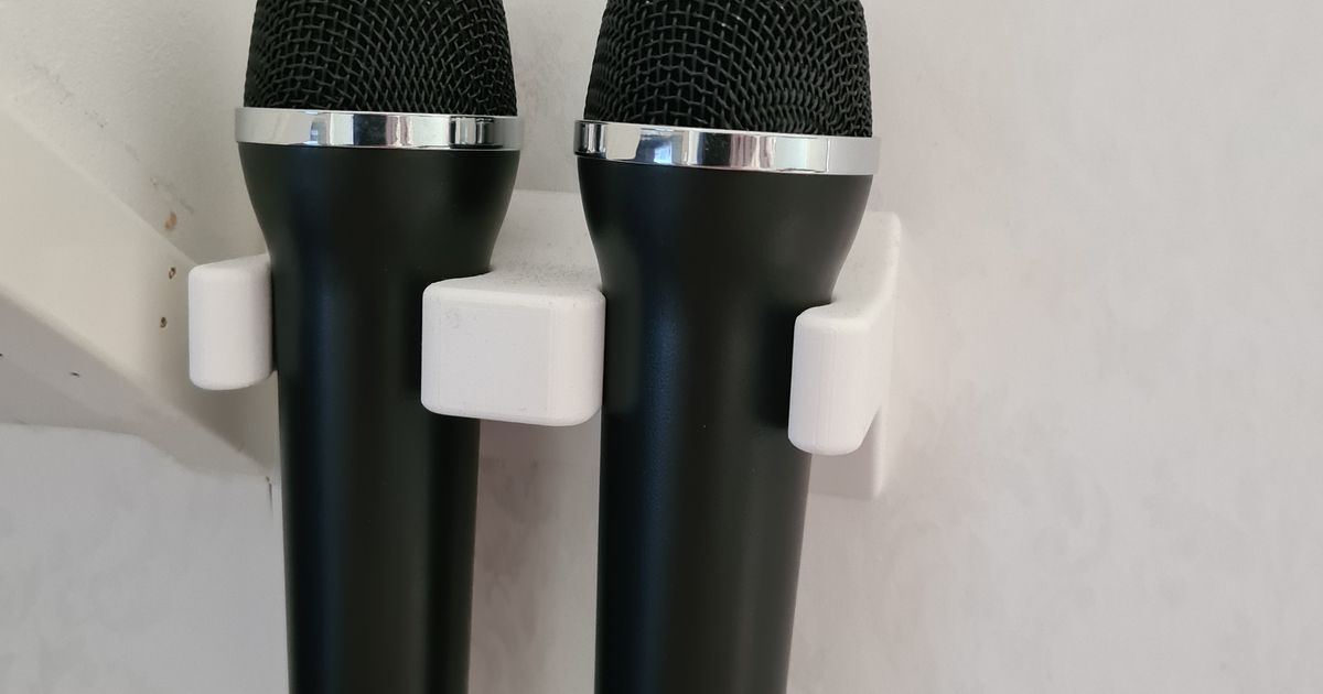 Let's sing microphone holder (Switch) by Johan | Download free STL ...