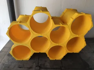 Modular, Expandable Honeycomb storage by Osprey | Download free STL ...