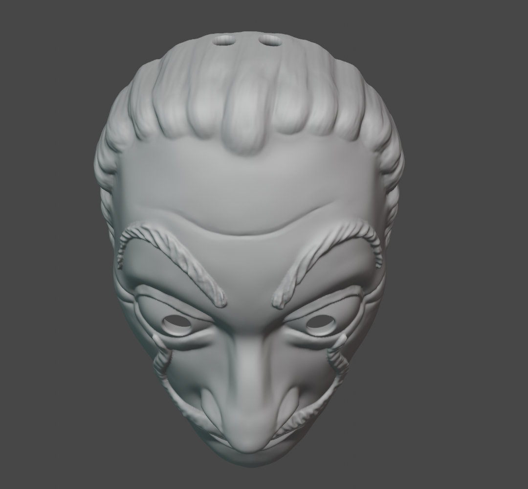 Money Heist mask keychain by radim3D | Download free STL model ...