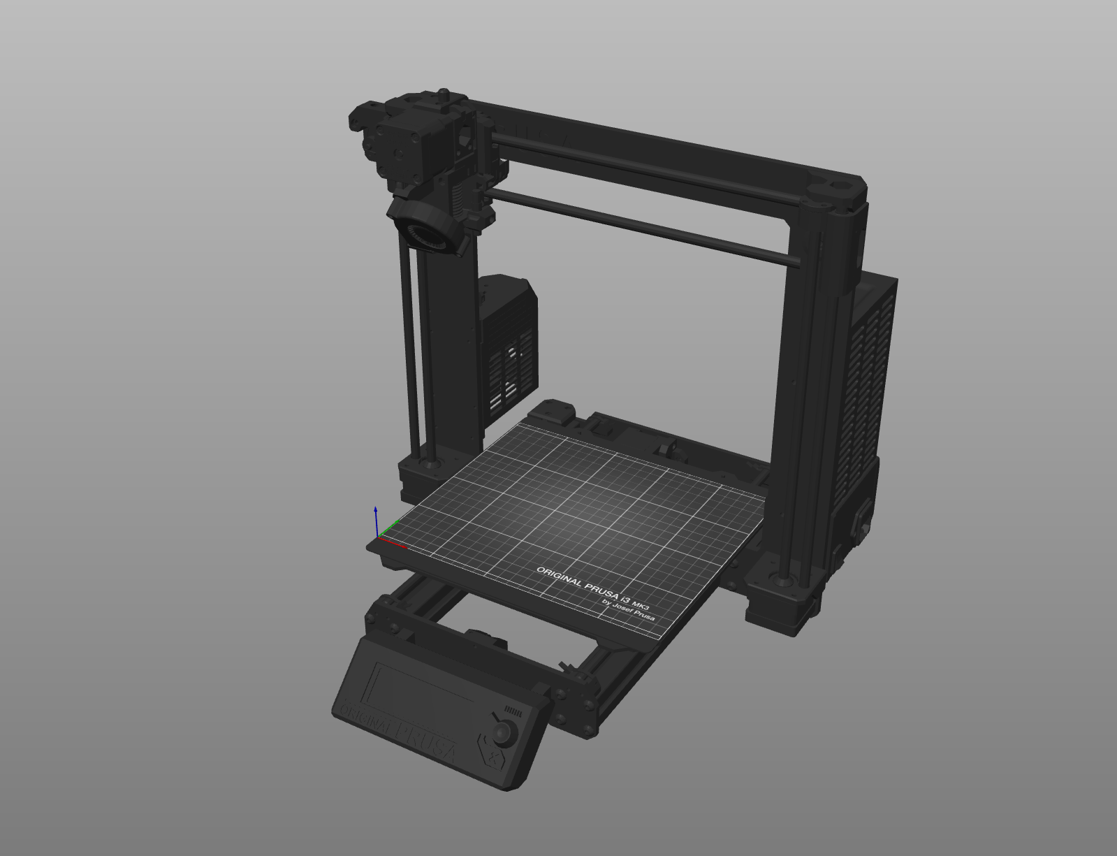 Prusa i3MK3 (S/+) PRINTER-MODEL - to load into the Slicer / Plater ...