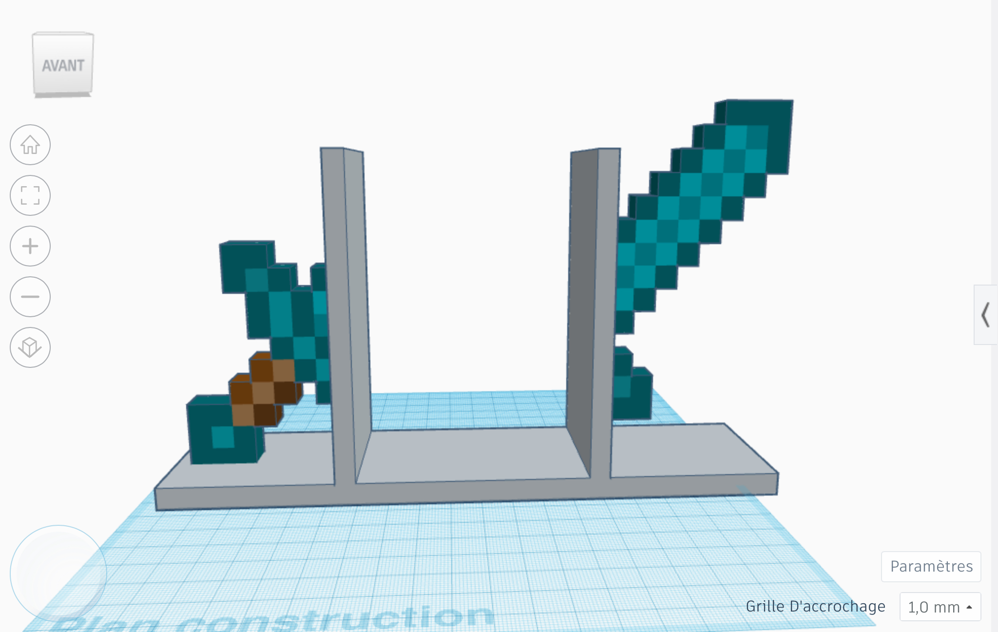 Minecraft sword Bookend by Alex_yt | Download free STL model ...
