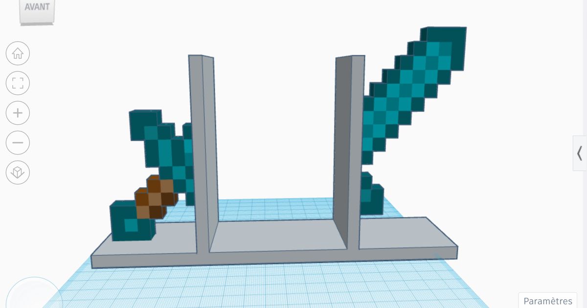 Minecraft sword Bookend by Alex_yt | Download free STL model ...