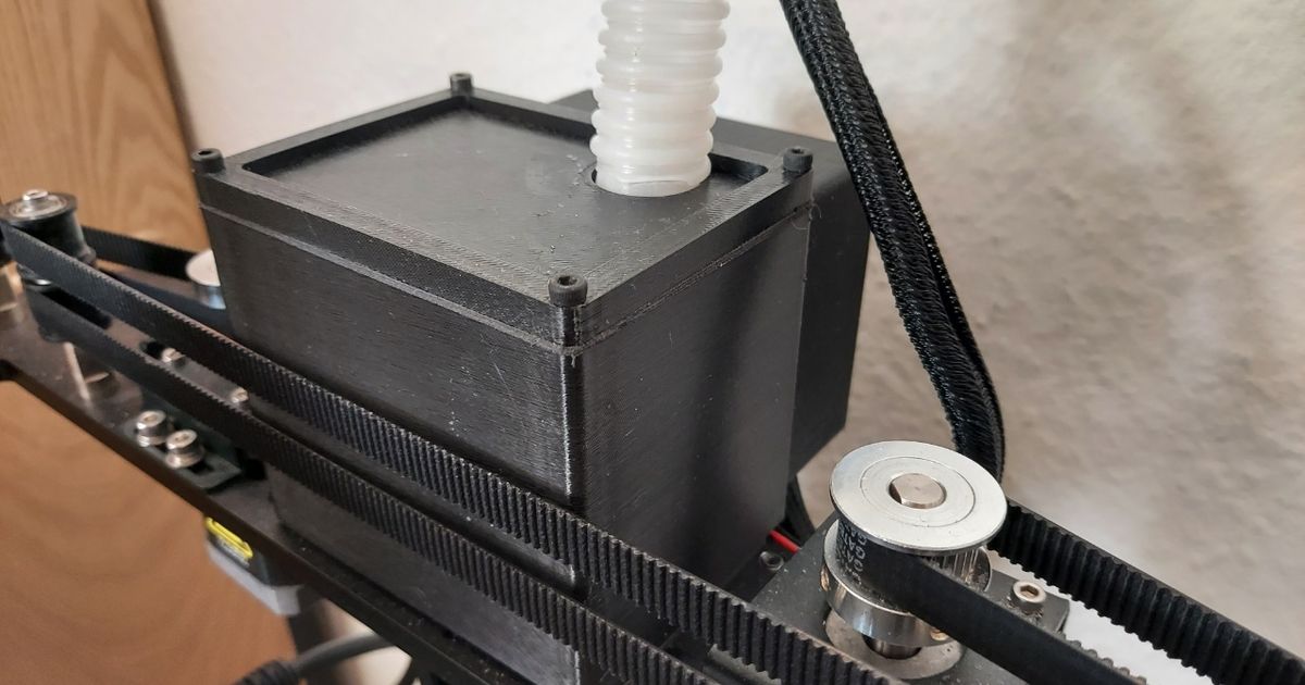 CPAP WS7040 remote cooling fan mount box for Creality Ender-7 by ...