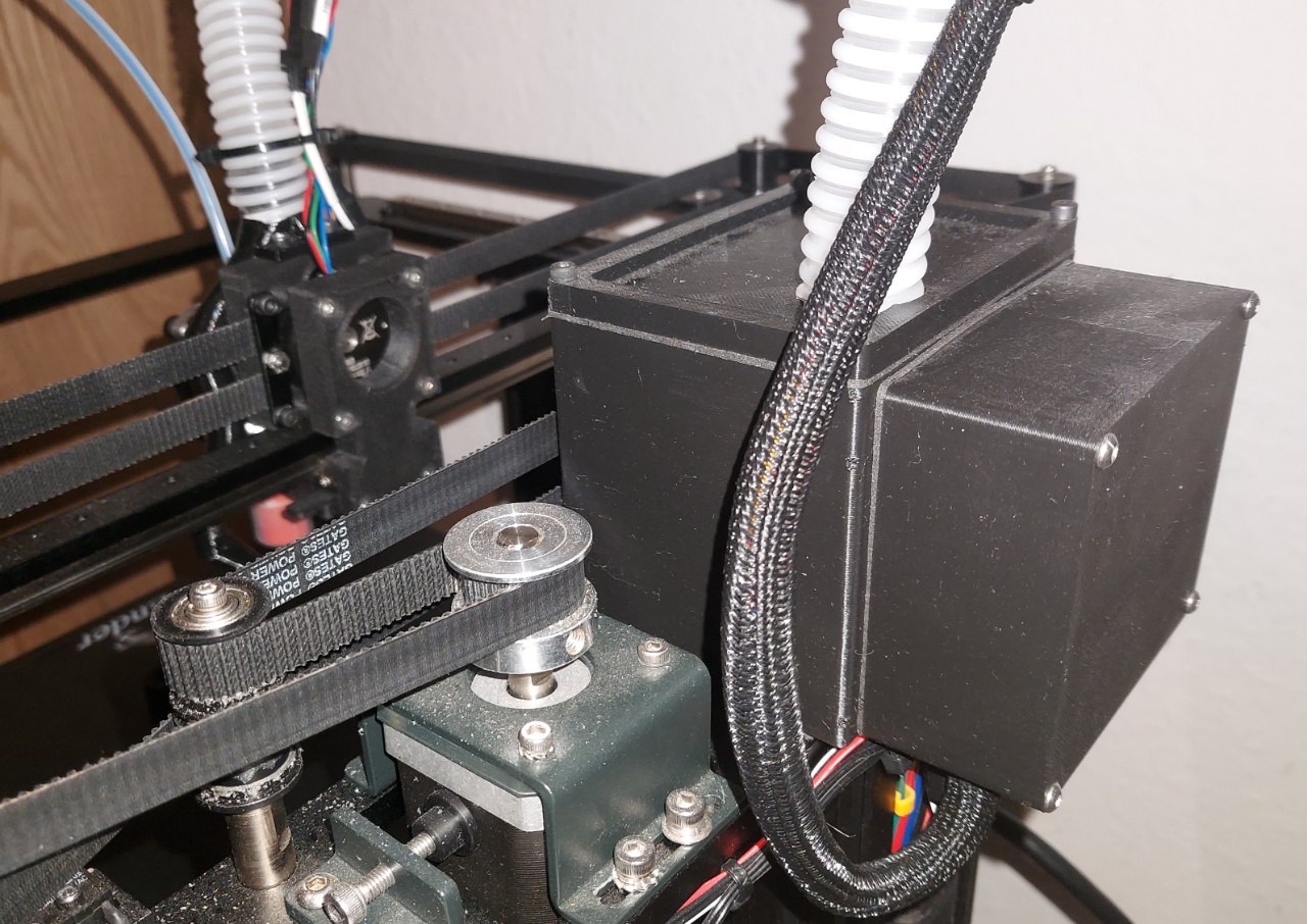 CPAP WS7040 remote cooling fan mount box for Creality Ender-7 by ...