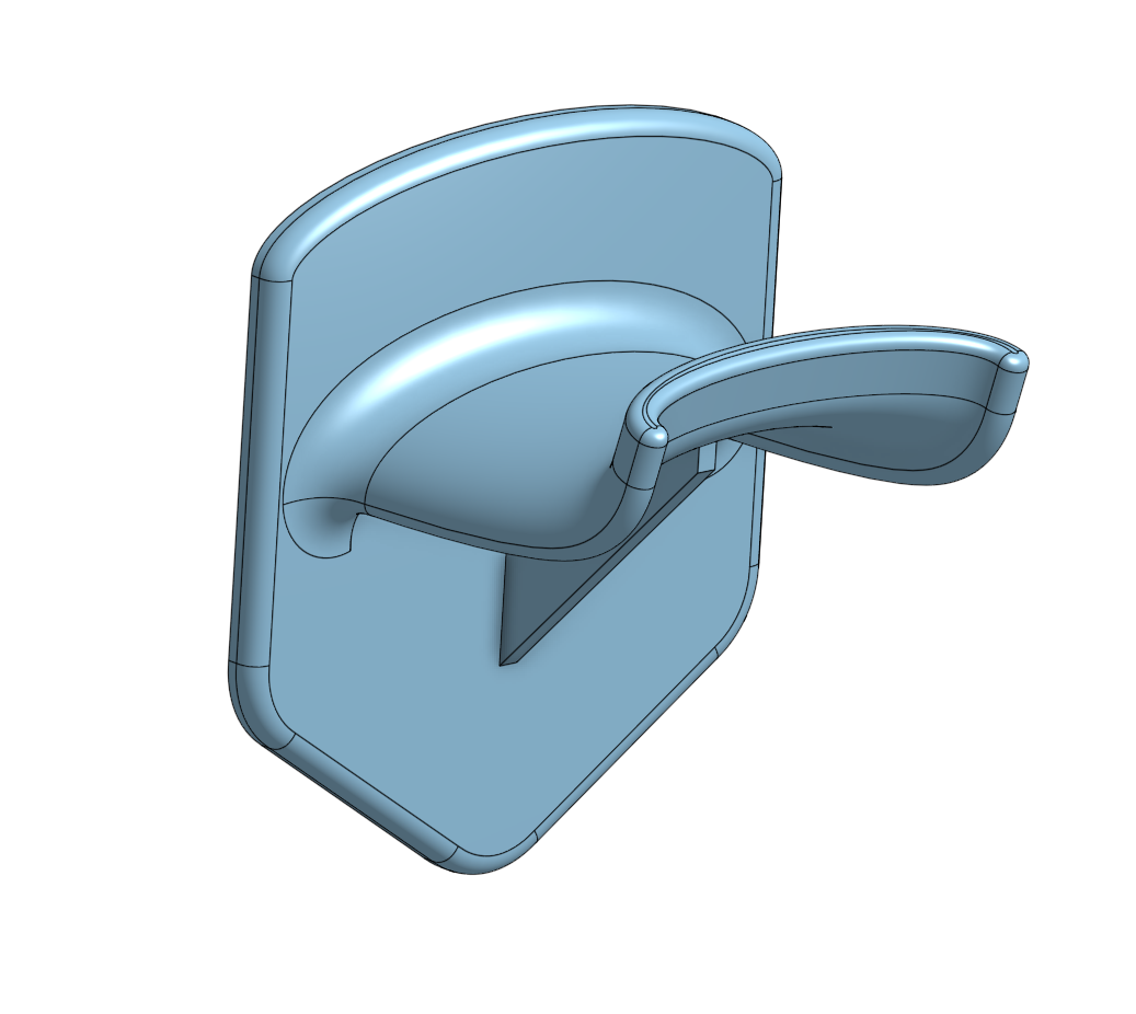 Hanging Headset Hook by Joshua C | Download free STL model | Printables.com