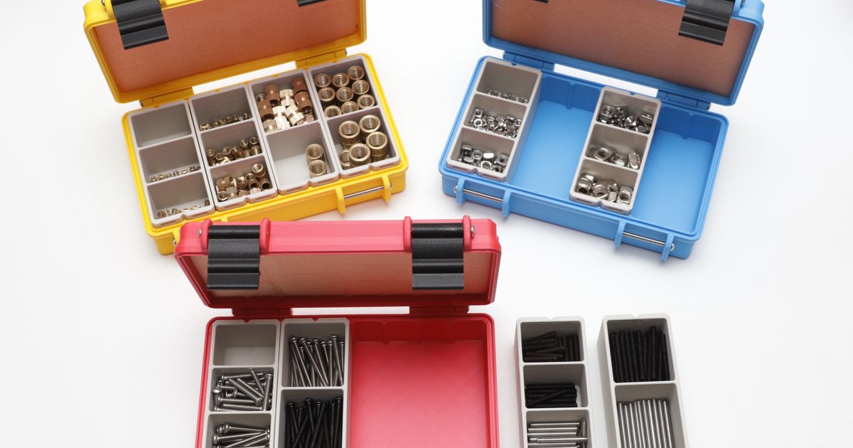 Rugged Box with Modular Slots (Parametric) - Shallow height por Whity | Descargar modelo STL ...