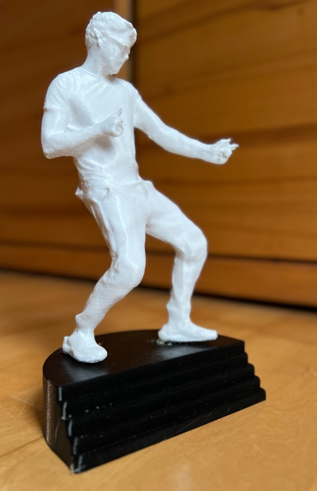 Podest für einen 3D Scan einer Person / Pedestal for a 3D scan of a ...