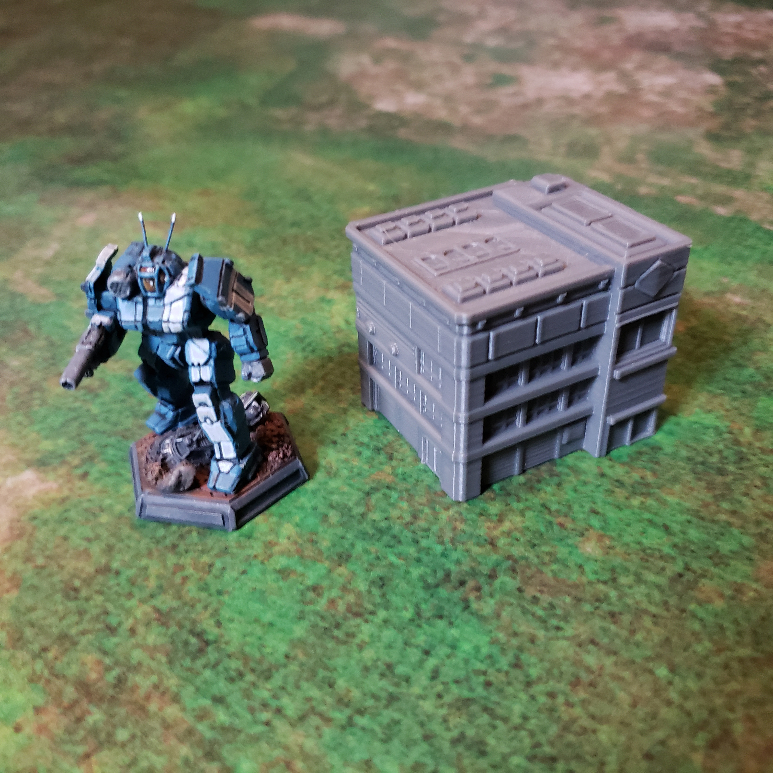 Small mecha-scale building for BT, AS hexless play by LeoIsMaking ...