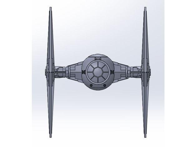 Star Wars: Classic TIE Fighter (Simple Model) von The 300lb Gorilla ...