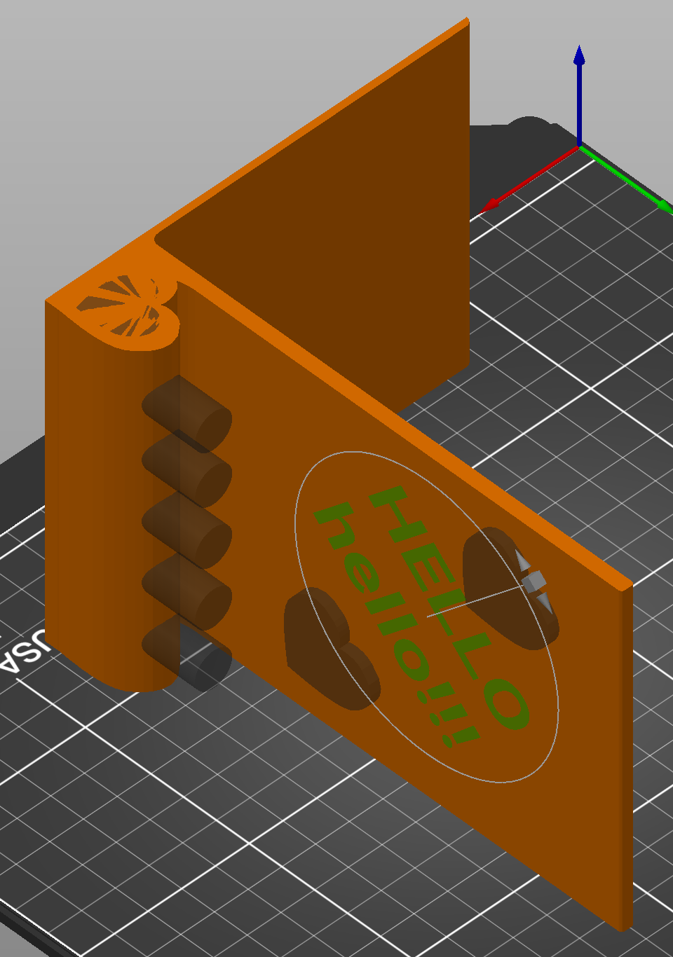 Bookend with pen holder by Alberto | Download free STL model ...